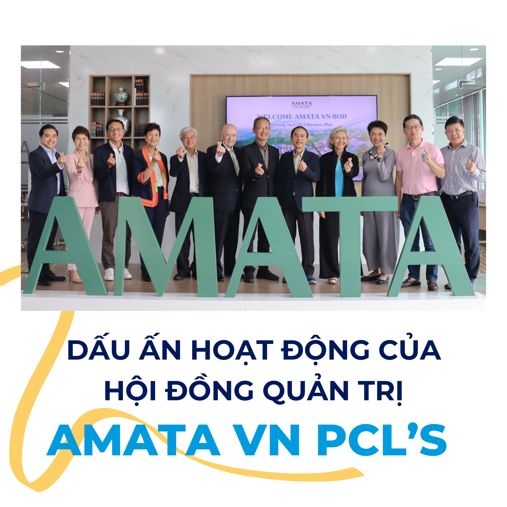 Dấu ấn hoạt động của Hội Đồng Quản Trị Amata VN PCL - Amata