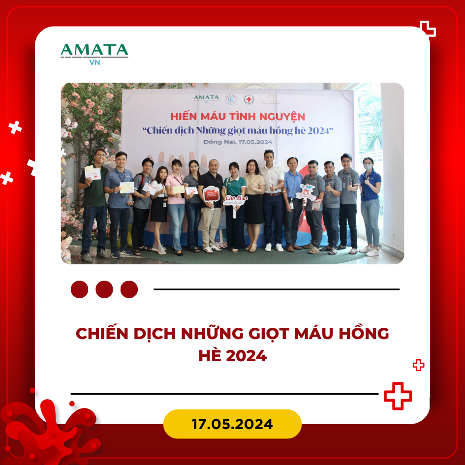 AMATA Successfully Hosts "Red Blood Drops Campaign - Summer 2024" - Amata