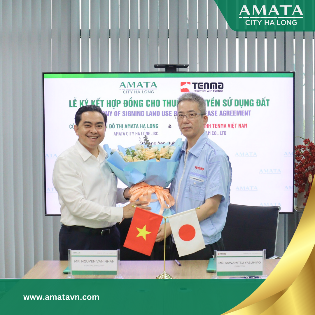 Amata City Hạ Long (Khu Công nghiệp Sông Khoai) chào đón thêm nhà đầu tư mới đến từ Nhật Bản - Amata