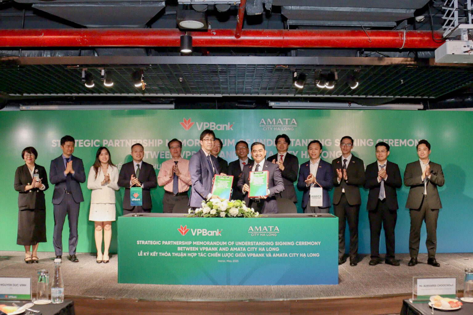 Memorandum of Understanding between Amata City Ha Long and VPBank - Amata